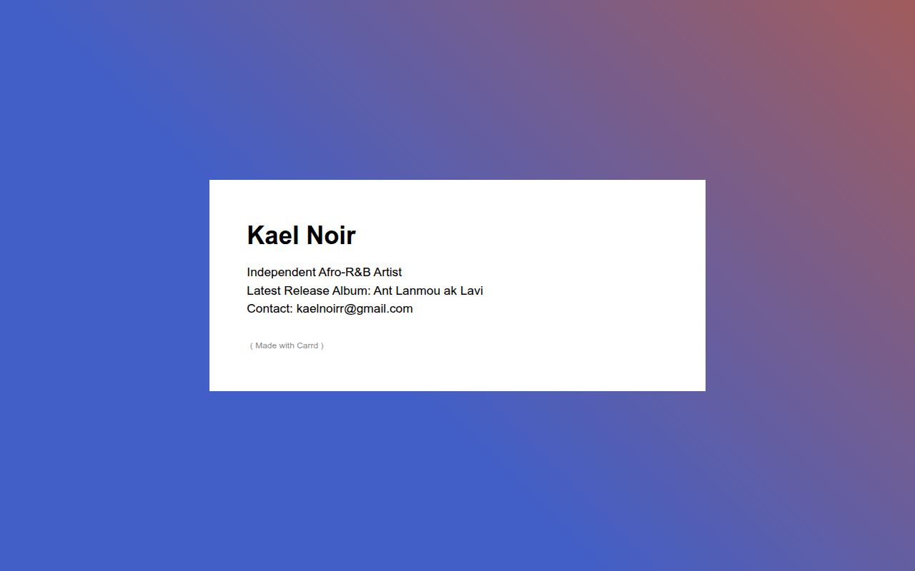 Kaël Noir